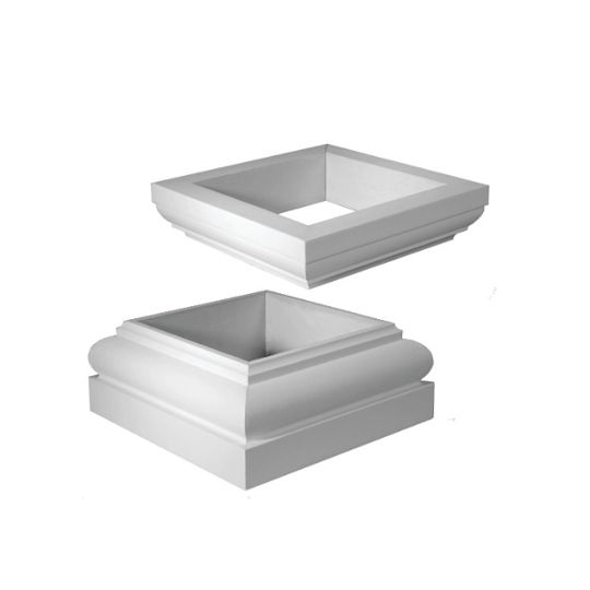 Fypon Molded Millwork 8" Tuscan Column Wrap Cap/Base